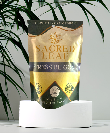 Stress Be Gone THC + CBD Edibles | The Sacred Leaf – VSShop